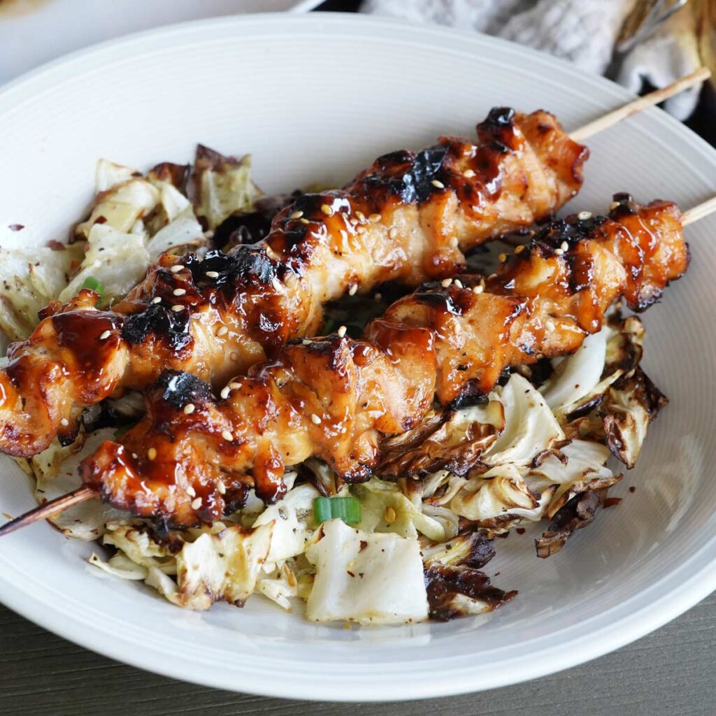 Grilled Chinese Chicken on a Stick - Legends of the Grill