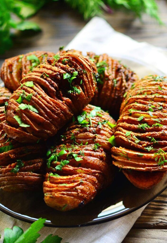 Grilled Hasselback Potatoes - Legends of the Grill