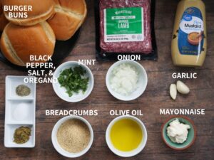 Grilled Lamb Burger with Spring Slaw - Legends of the Grill